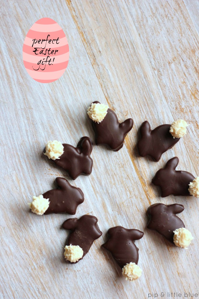 Marzipan chocolate bunnies | pip & little blue