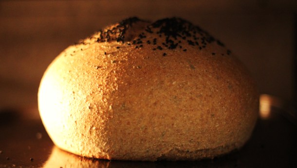 Wholemeal loaf with black cumin seeds | pip & little blue