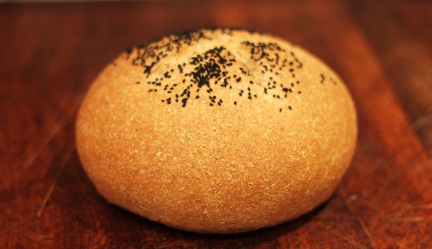 Wholemeal loaf with black cumin seeds | pip & little blue