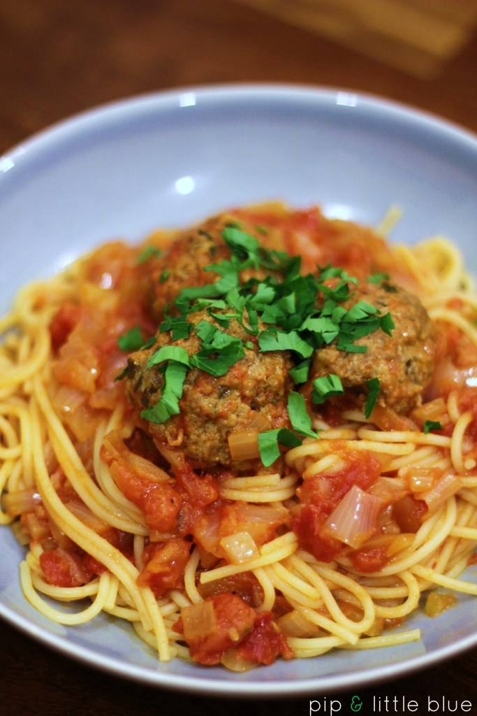Ultimate meatballs in tomato sauce | pip & little blue