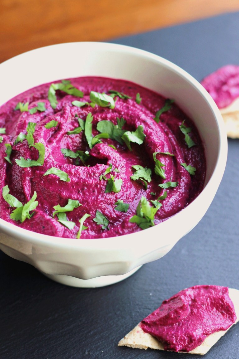 Superfood supper: Beetroot & coriander dip | pip & little blue