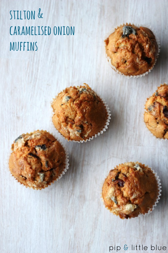 Stilton & caramelised onion muffins | pip & little blue