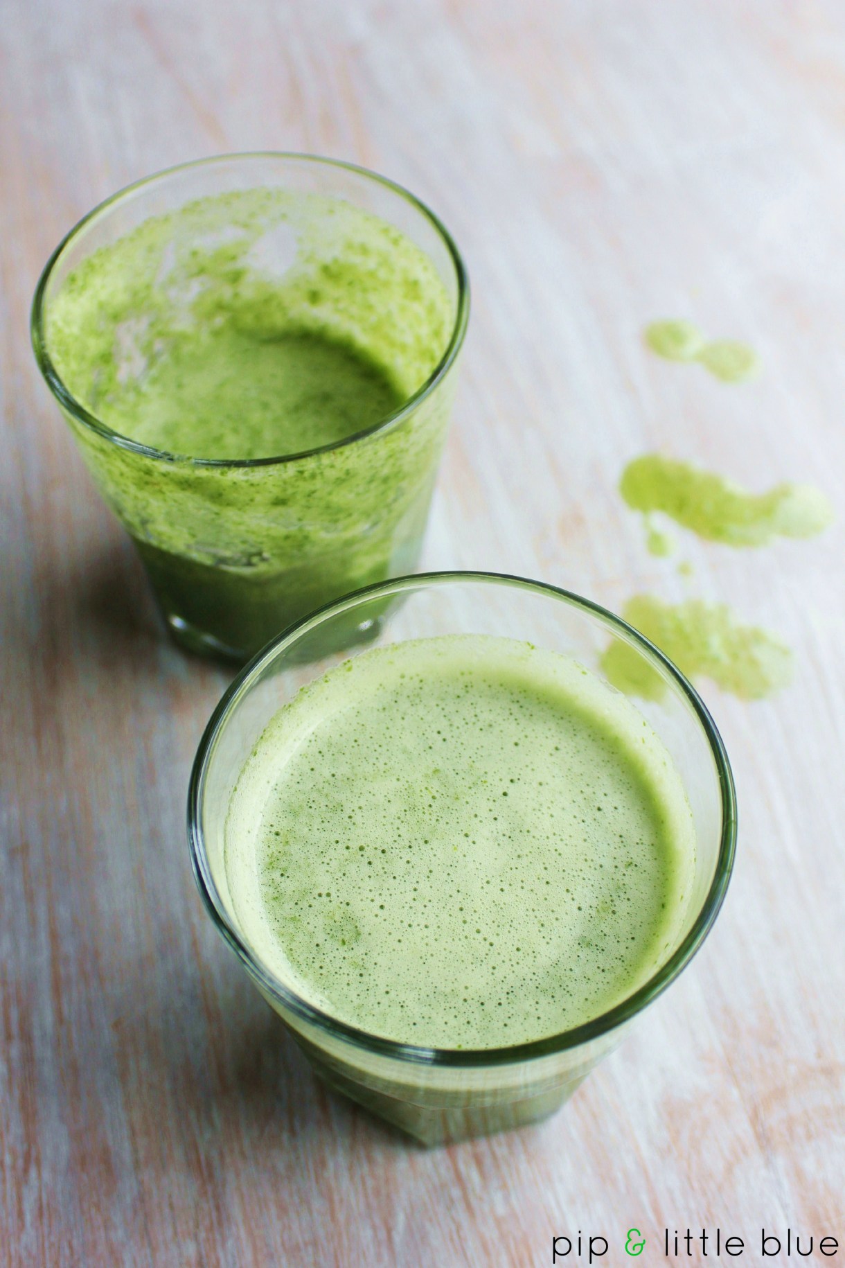 Miracle matcha & pineapple smoothie | pip & little blue